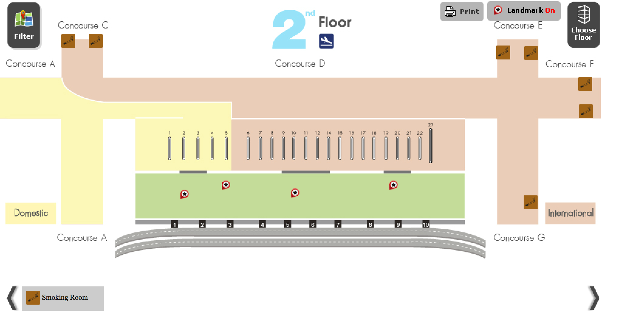 Smoking at Bangkok - Suvarnabhumi Airport (BKK)